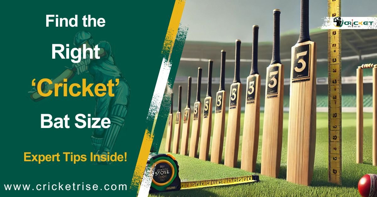 Ultimate Cricket Bat Size Guide 2025: Choose the Right Bat Like a Pro ...